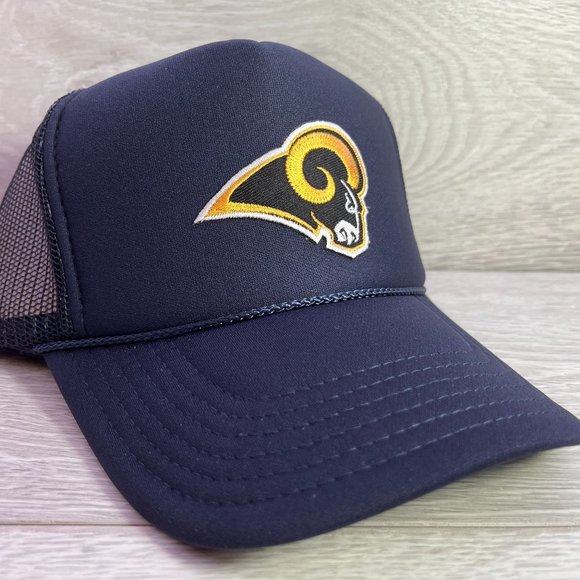 OTTO | Accessories | New Vintage Style Los Angeles Rams Blue Trucker ...